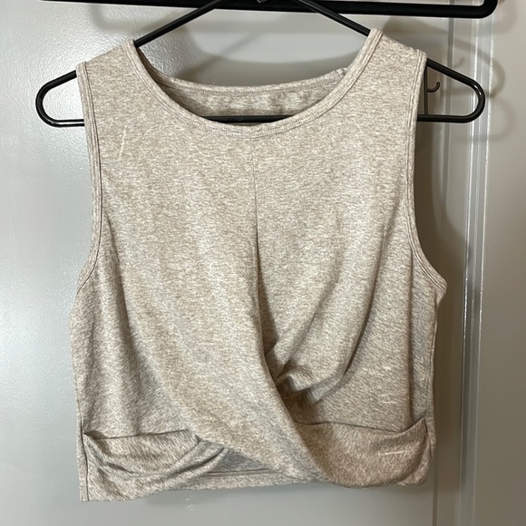 Tops | Tan Workout Tank | Poshmark